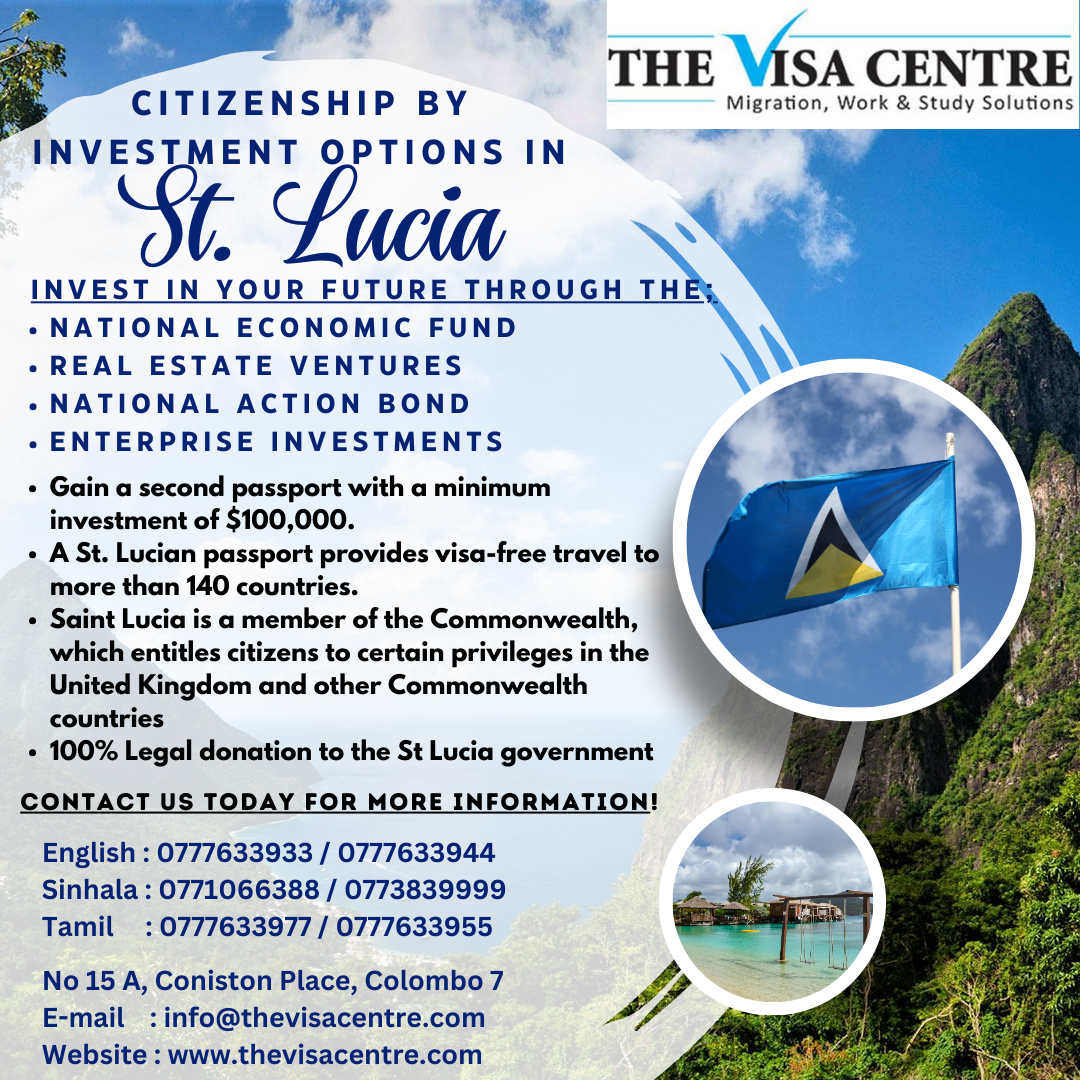 Citizenship by Investment: St. Lucia | The Visa Centre